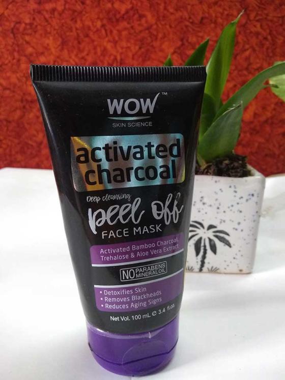 Wow Skin Science Activated Charcoal Peel Off Face Mask Review